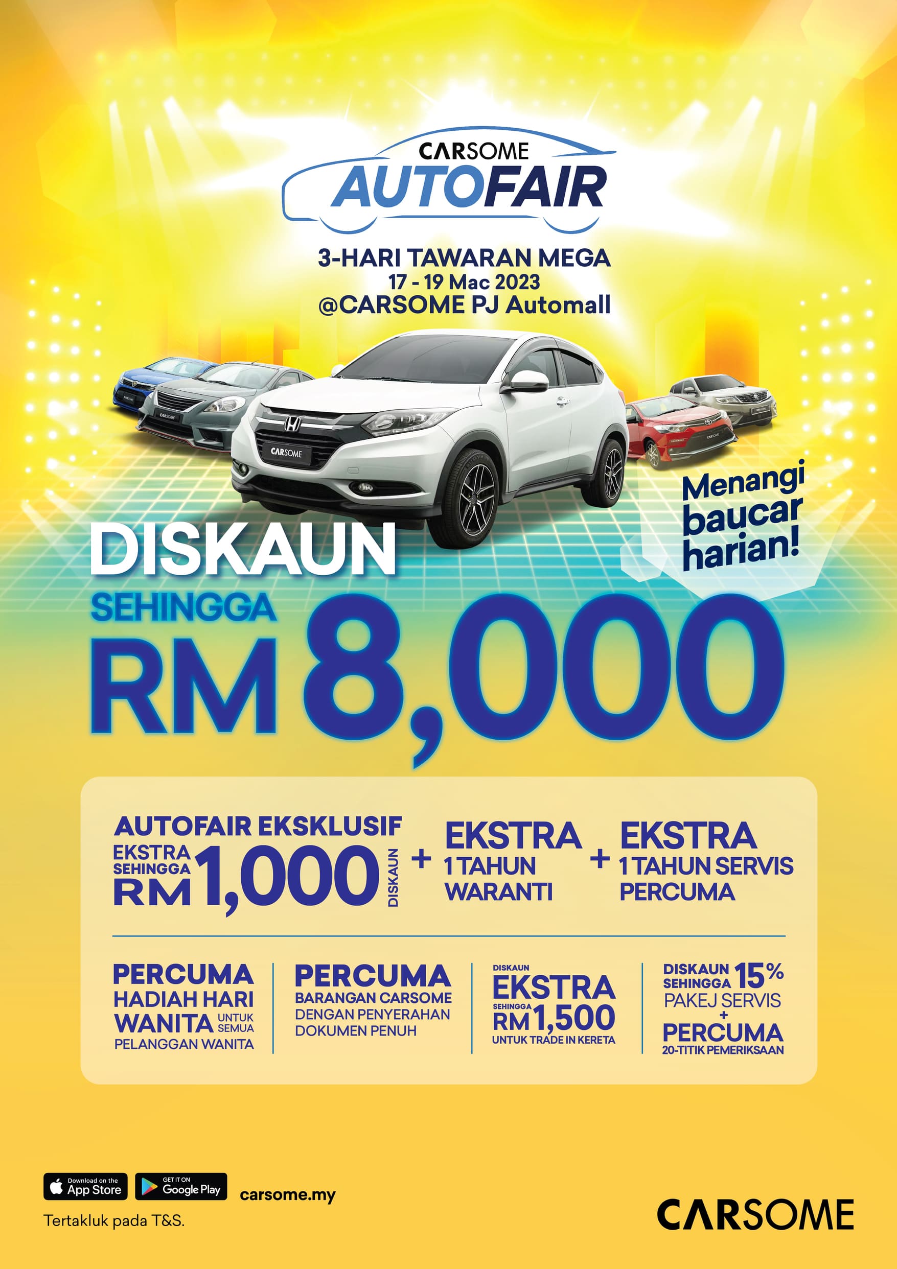 Diskaun Kereta Mega Sehingga RM8,000 Bersama Waranti & Servis Percuma & Pelbagai Promosi Menarik ...